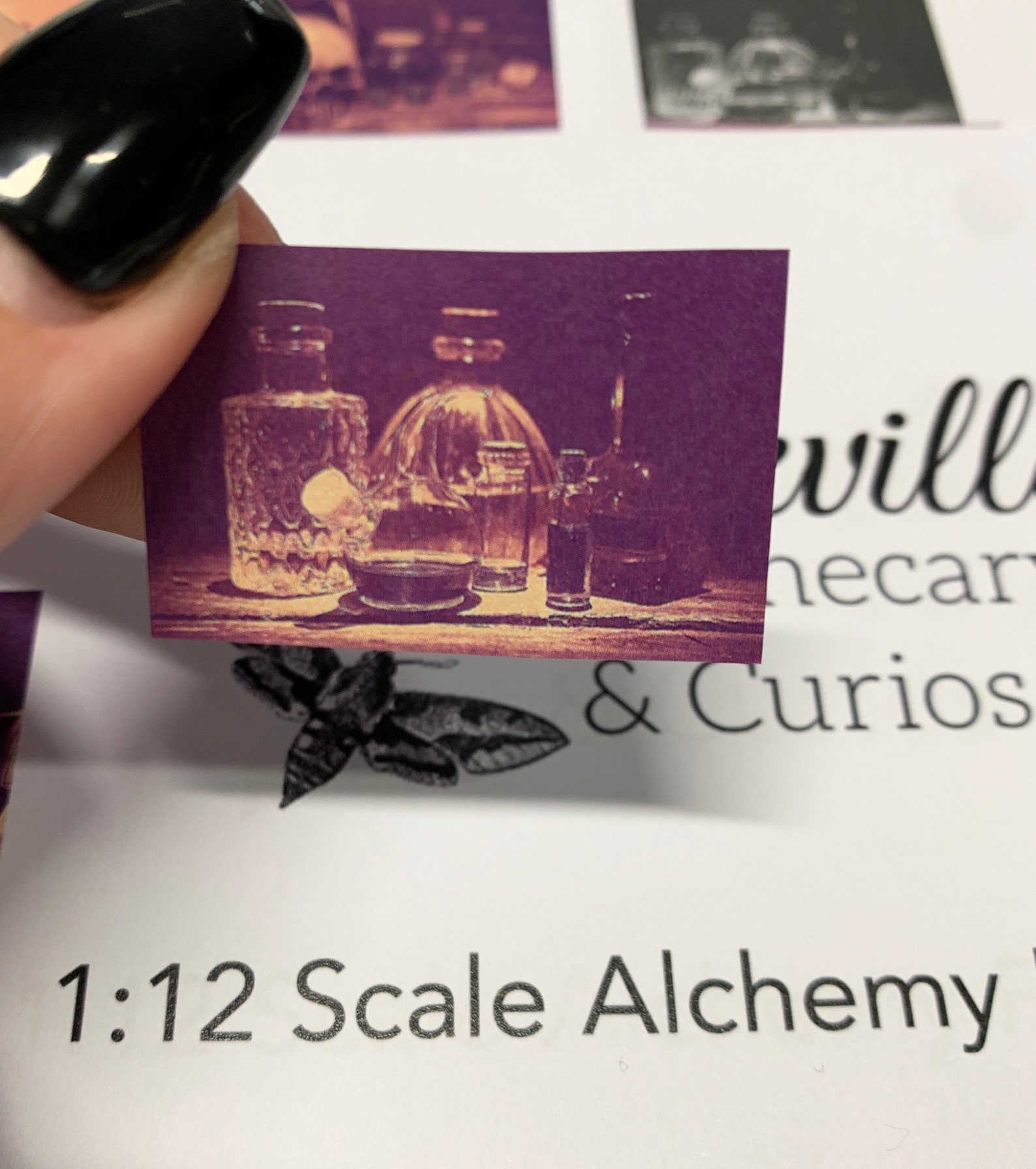 1:12 Scale Alchemy Posters digital Download for Dioramas and - Etsy