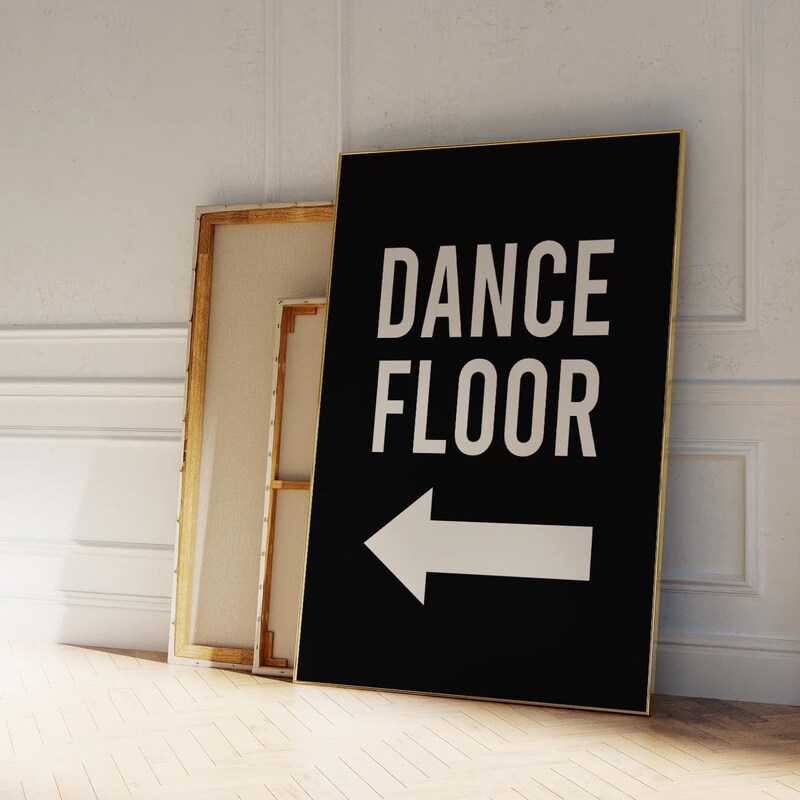Dance Floor Sign - Etsy