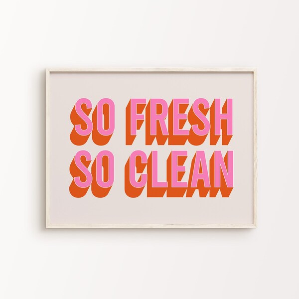 So Fresh so Clean - Etsy