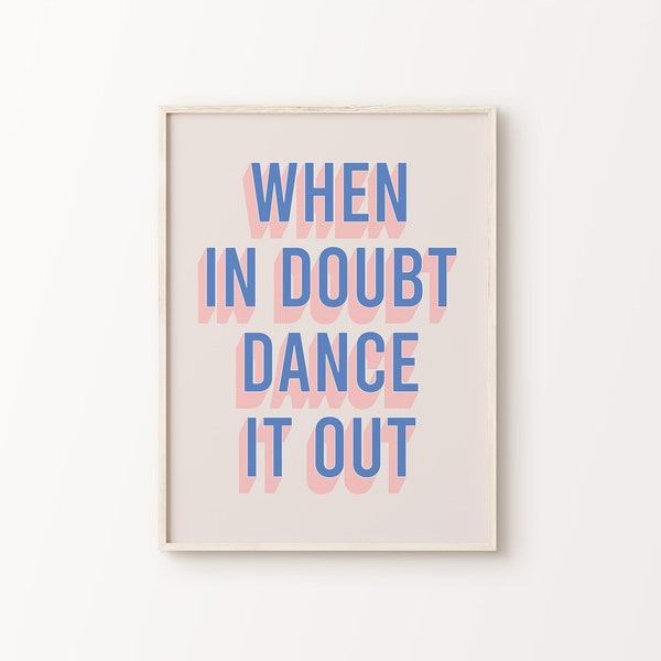 Blue Typography - Etsy