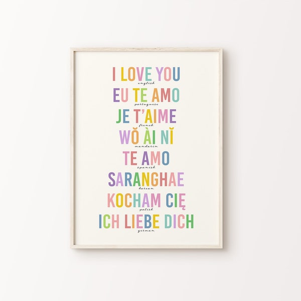 Love in Different Languages Svg - Etsy