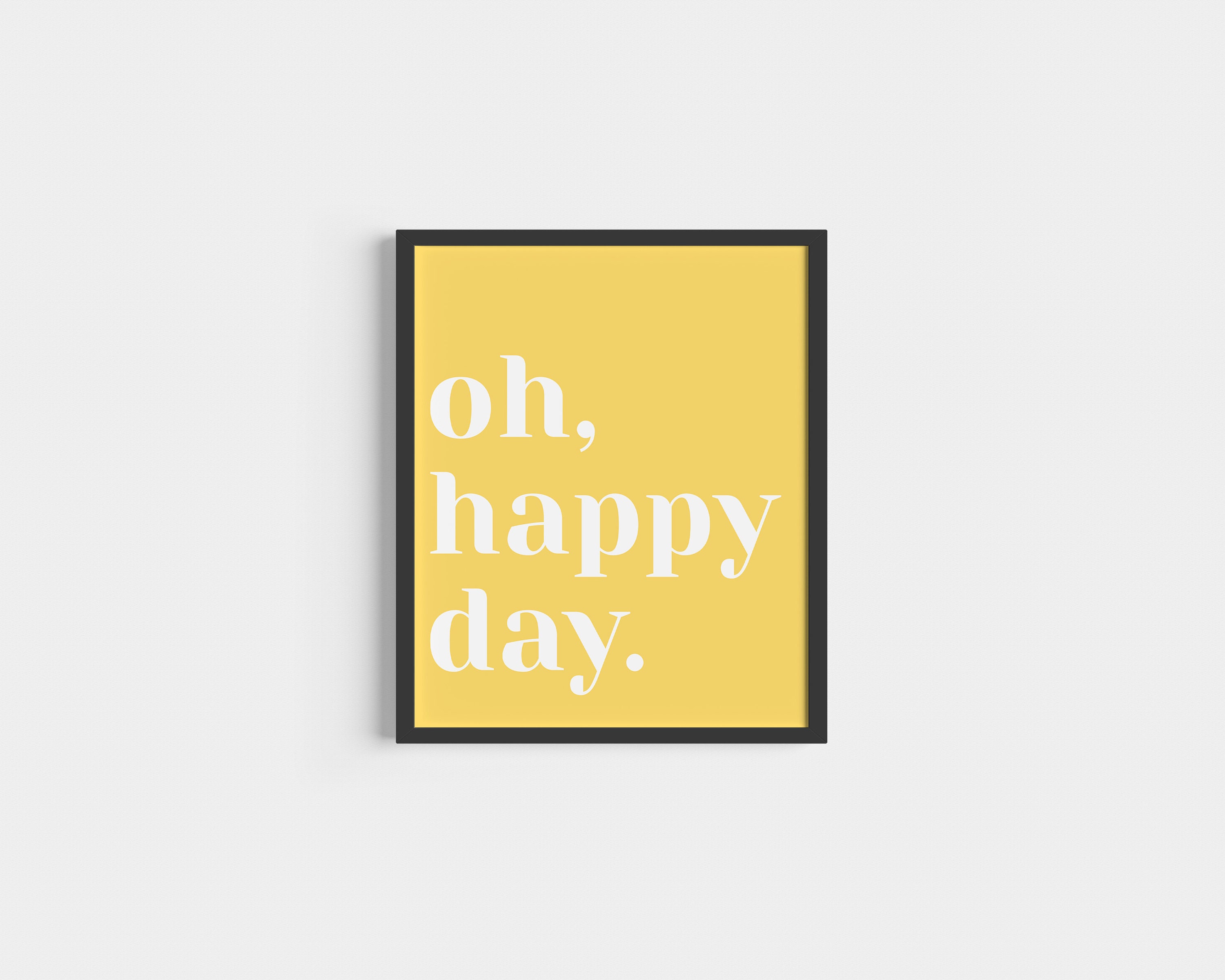 Happy Quotes Poster - Etsy