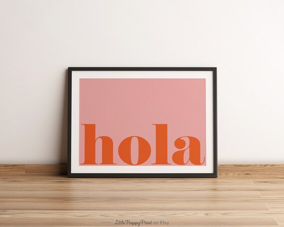 Spanish Words Hola