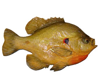 Carved Bluegill 2 Chainsaw Carving Bream Shellcracker Fish | Etsy