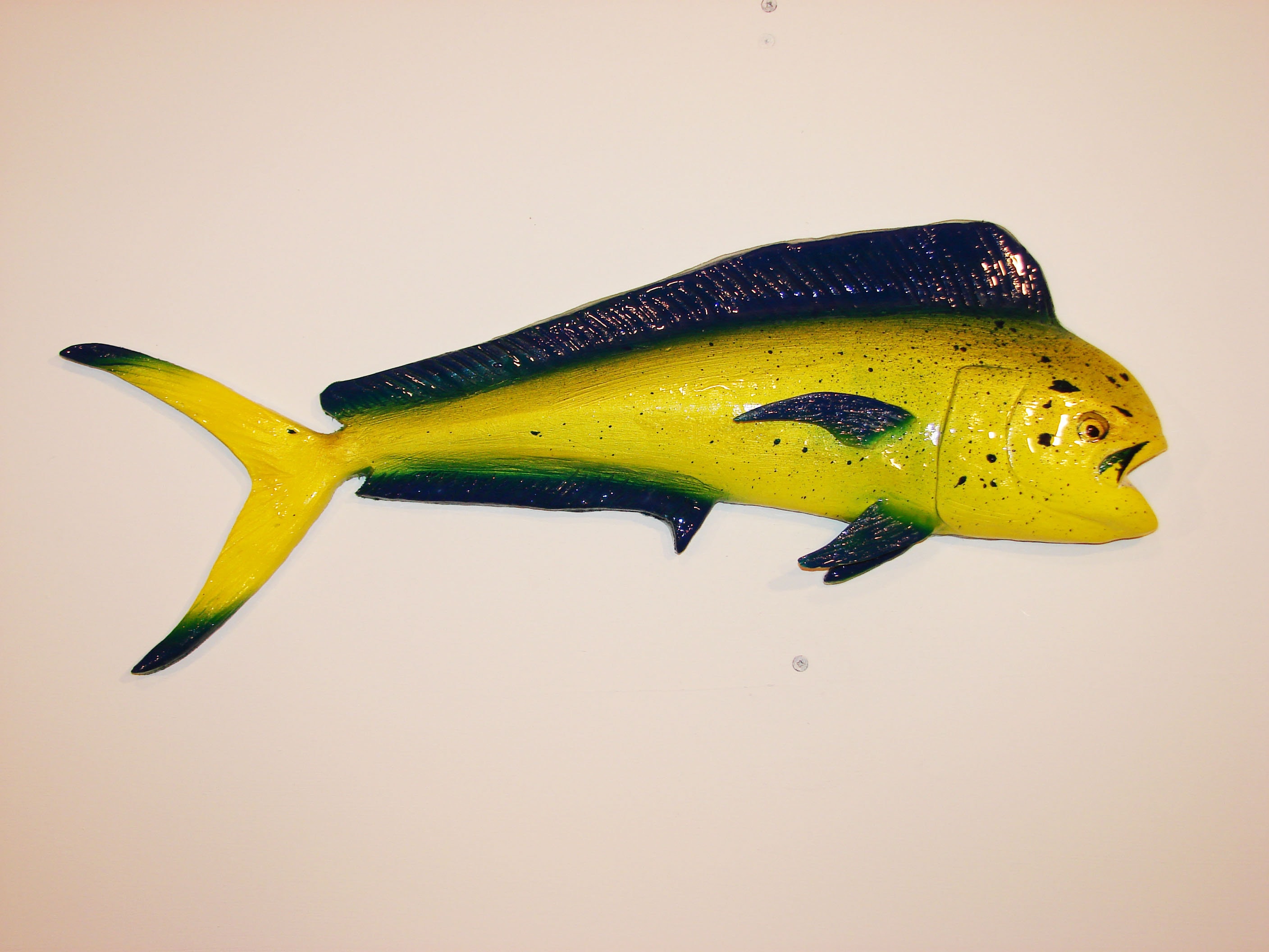 Mahi Mahi Hand Carved Replica Wall Mount Sculpture Taxidermy Trophy Art ...