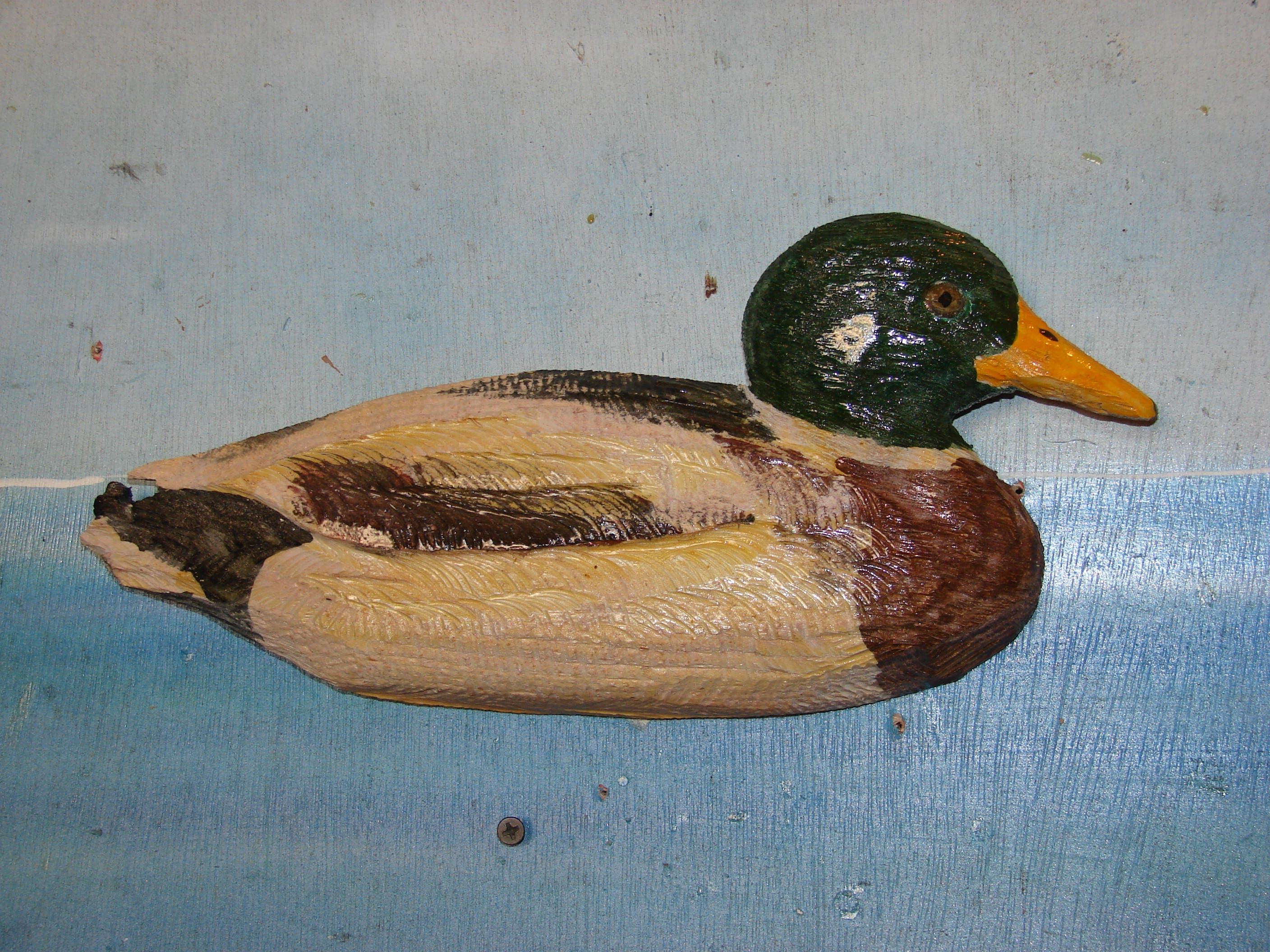 Chainsaw Carving Mallard Drake 3 Wall Mount Duck Dynasty Wall - Etsy