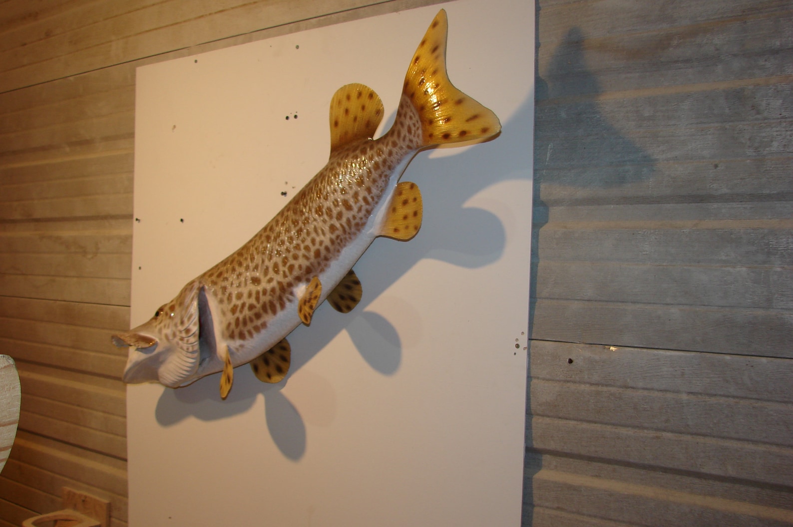 43" Muskellunge Replica Hand Made Sculpture Carving Northern Pike ...