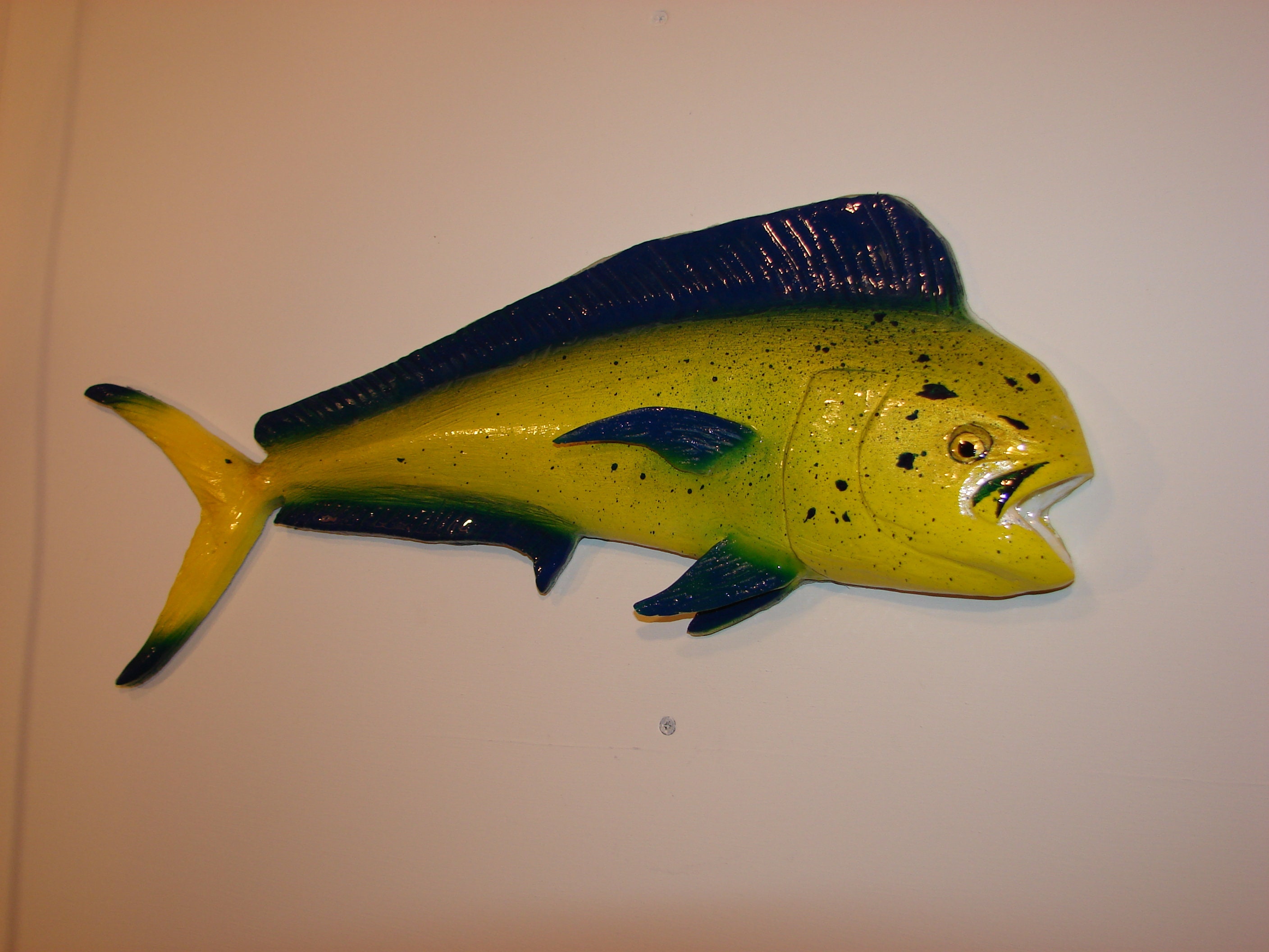 Mahi Mahi Hand Carved Replica Wall Mount Sculpture Taxidermy Trophy Art ...