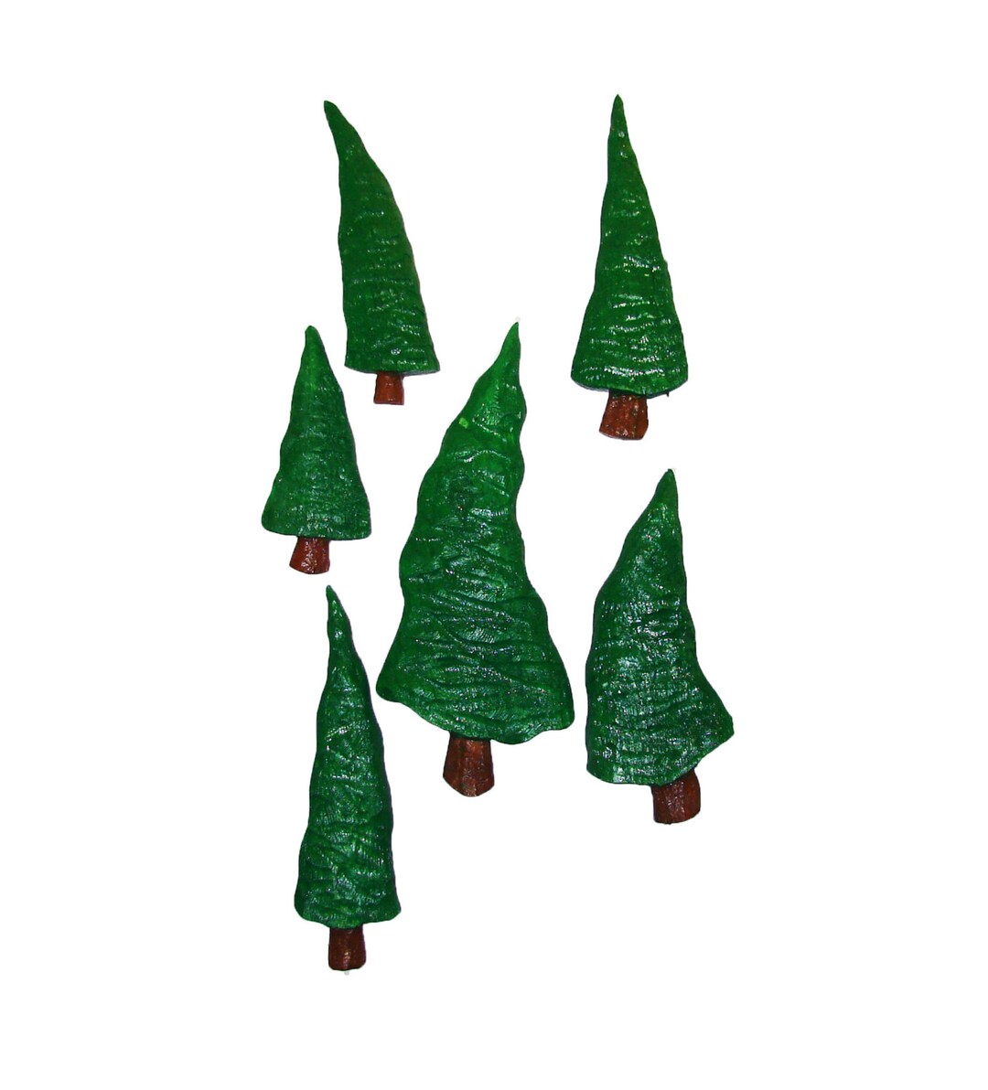 Rustic Carved Fir Trees Wall Decor - Etsy