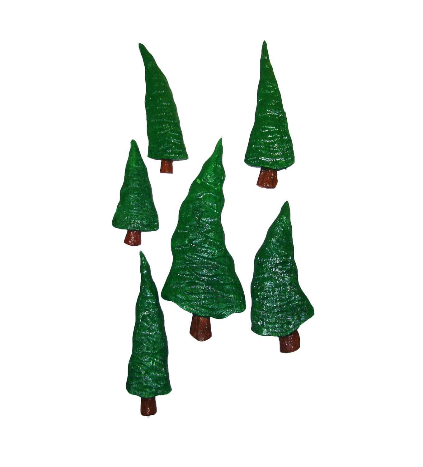 Rustic Carved Fir Trees Wall Decor - Etsy