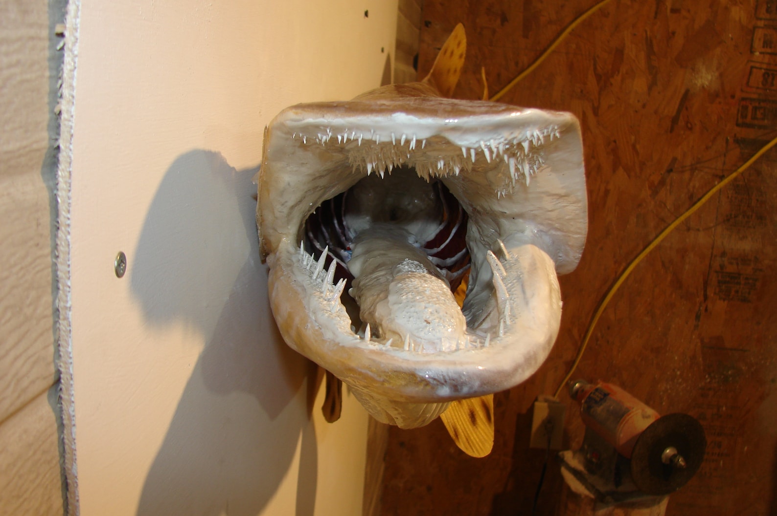 43" Muskellunge Replica Hand Made Sculpture Carving Northern Pike ...