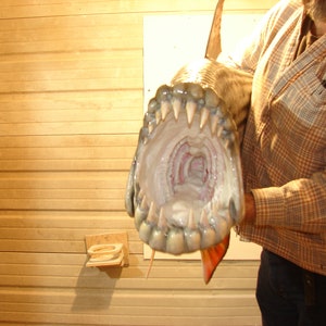 53" African Tigerfish Hand Carved Sculpted Replica Mount Wall Art ...