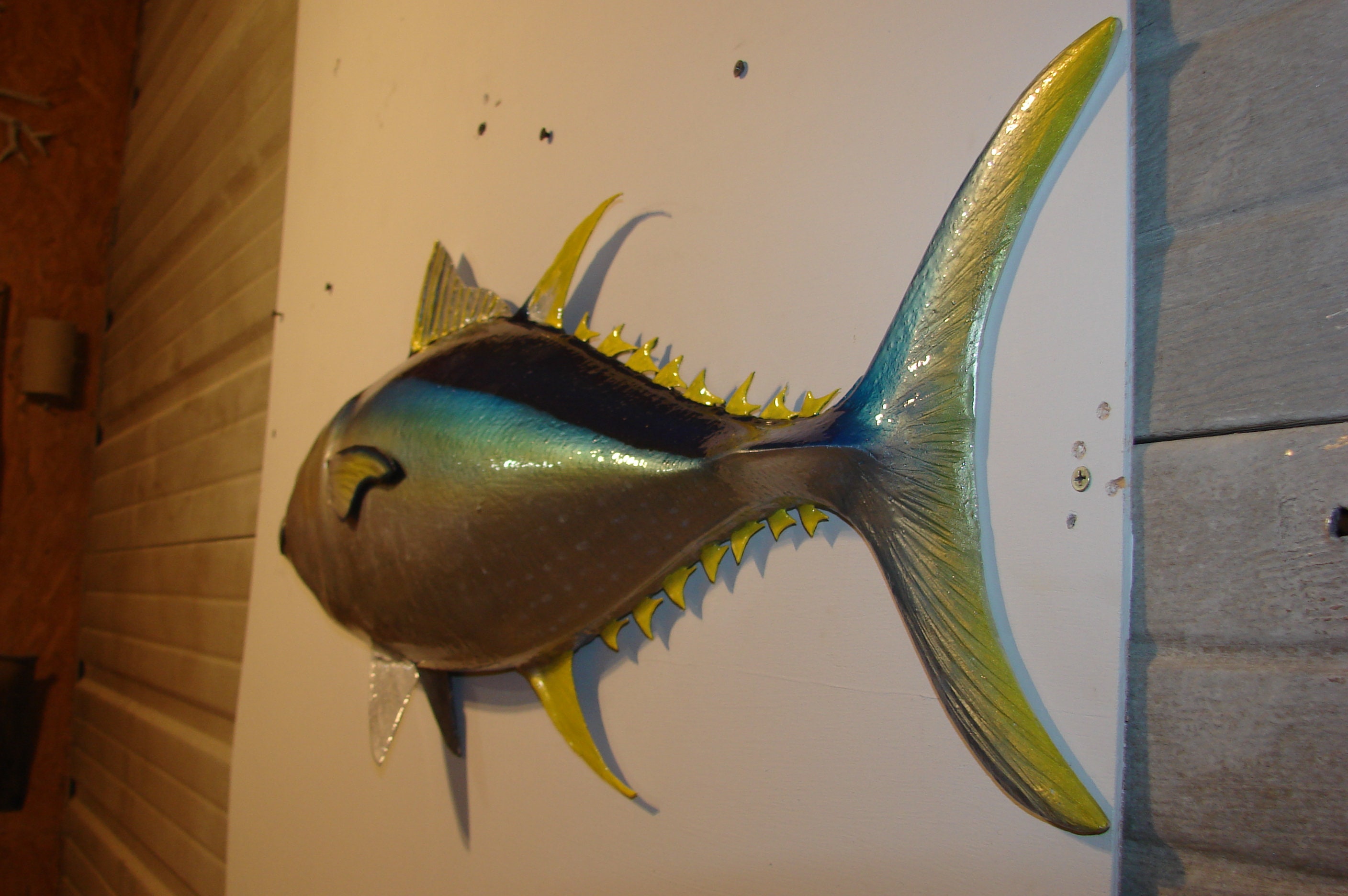 Carved Yellowfin Tuna 1/2 Mount Hand Made Sculpted Carved Fish - Etsy