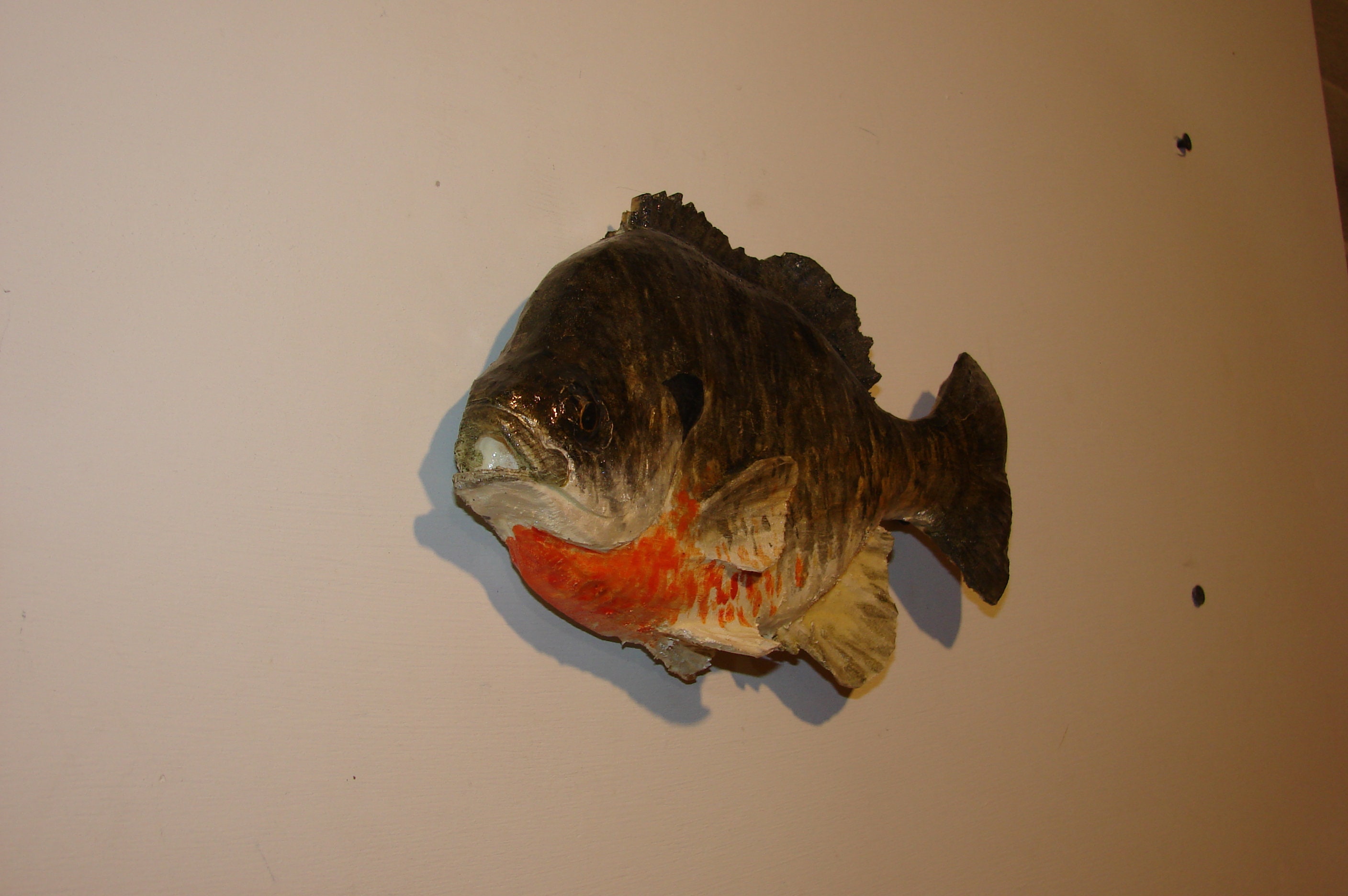 Carved Bluegill Chainsaw Carving Bream Shellcracker Fish Fishing ...