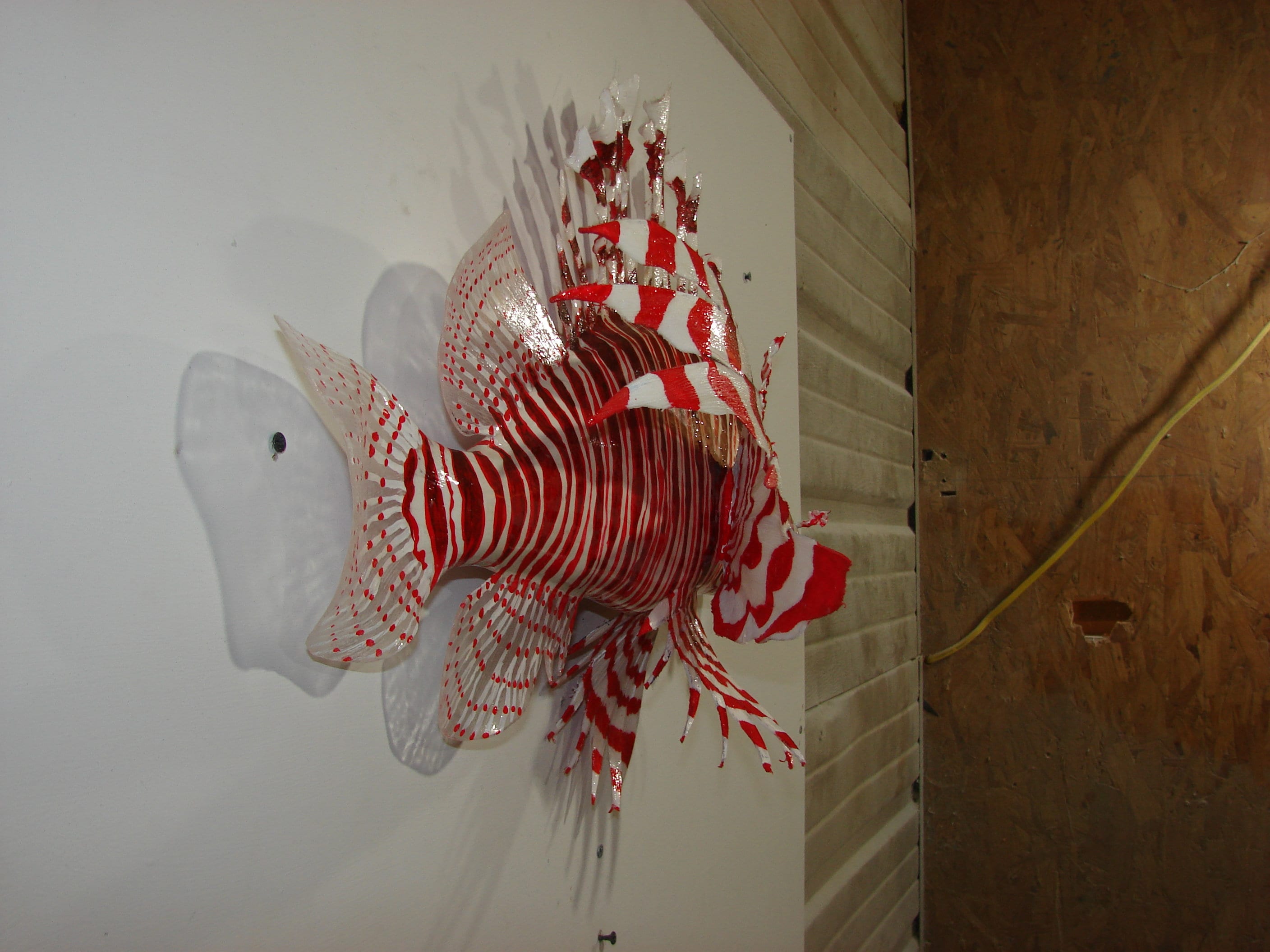 Lionfish Hand Carved Replica Wall Mount Sculpture Taxidermy Trophy Art ...