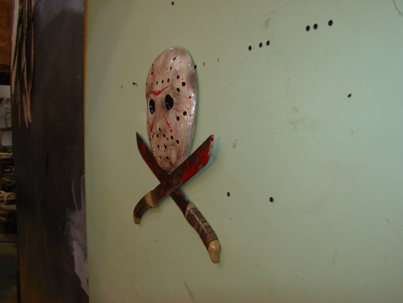 Friday the 13th Jason Voorhees Mask and Machete Knives Knife Classic ...