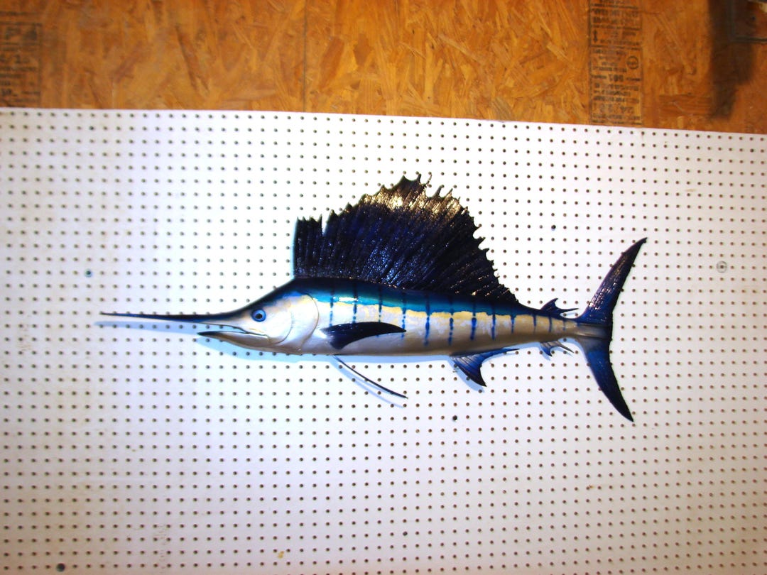 Sailfish Replica Taxidermy Marlin Swordfish Mahi Roosterfish Trout ...