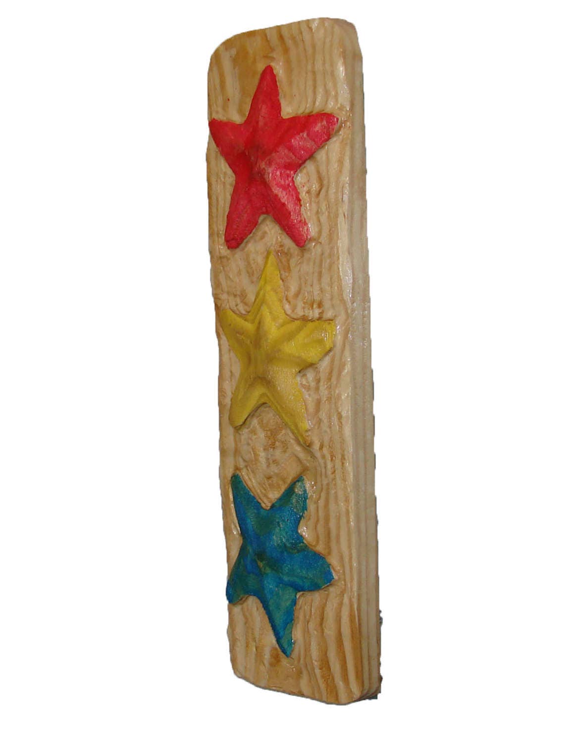 Starfish Hand Carved Sea Stars Chainsaw Star Fish Wall Decor Signed ...