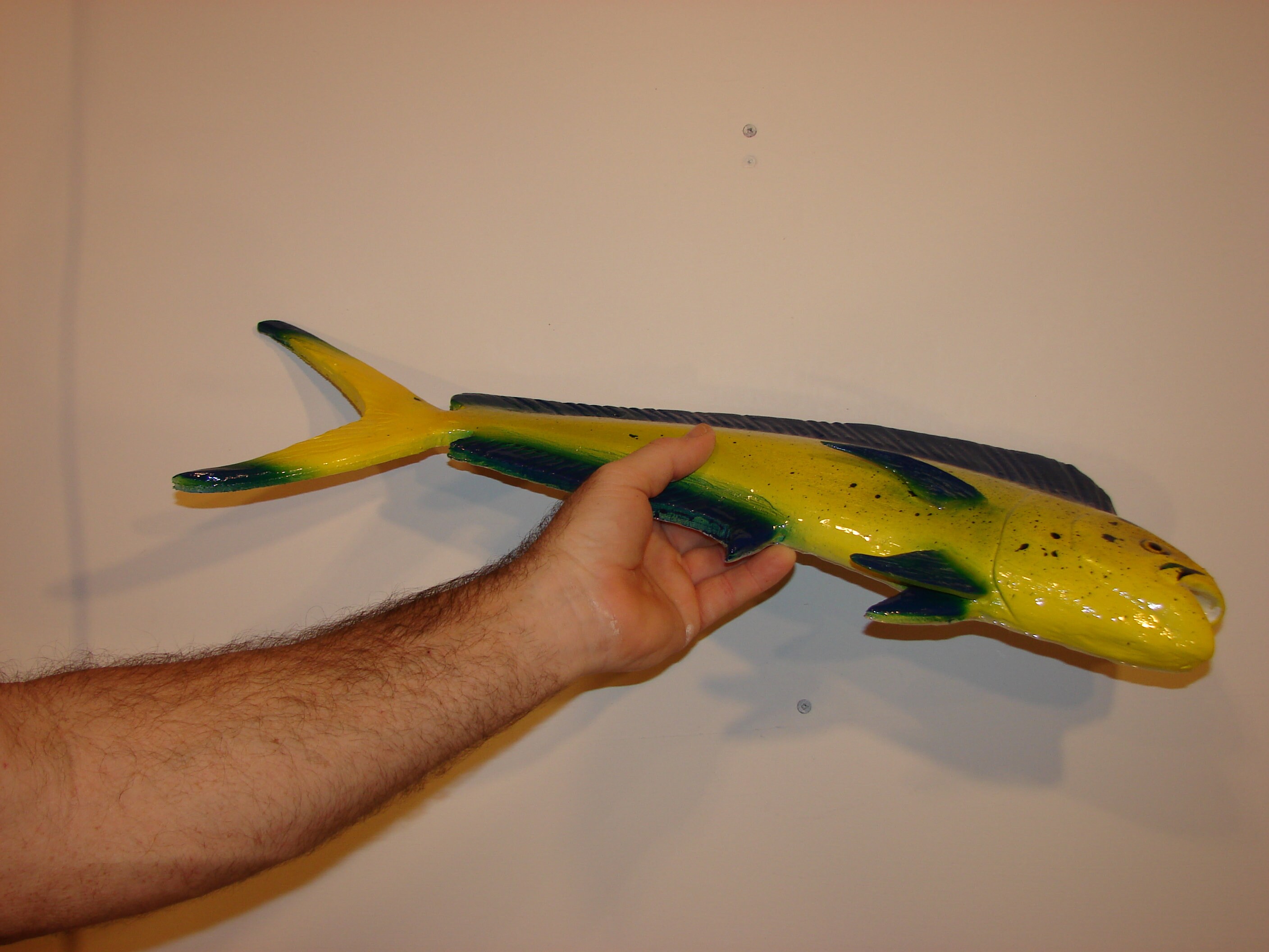 Mahi Mahi Hand Carved Replica Wall Mount Sculpture Taxidermy Trophy Art ...