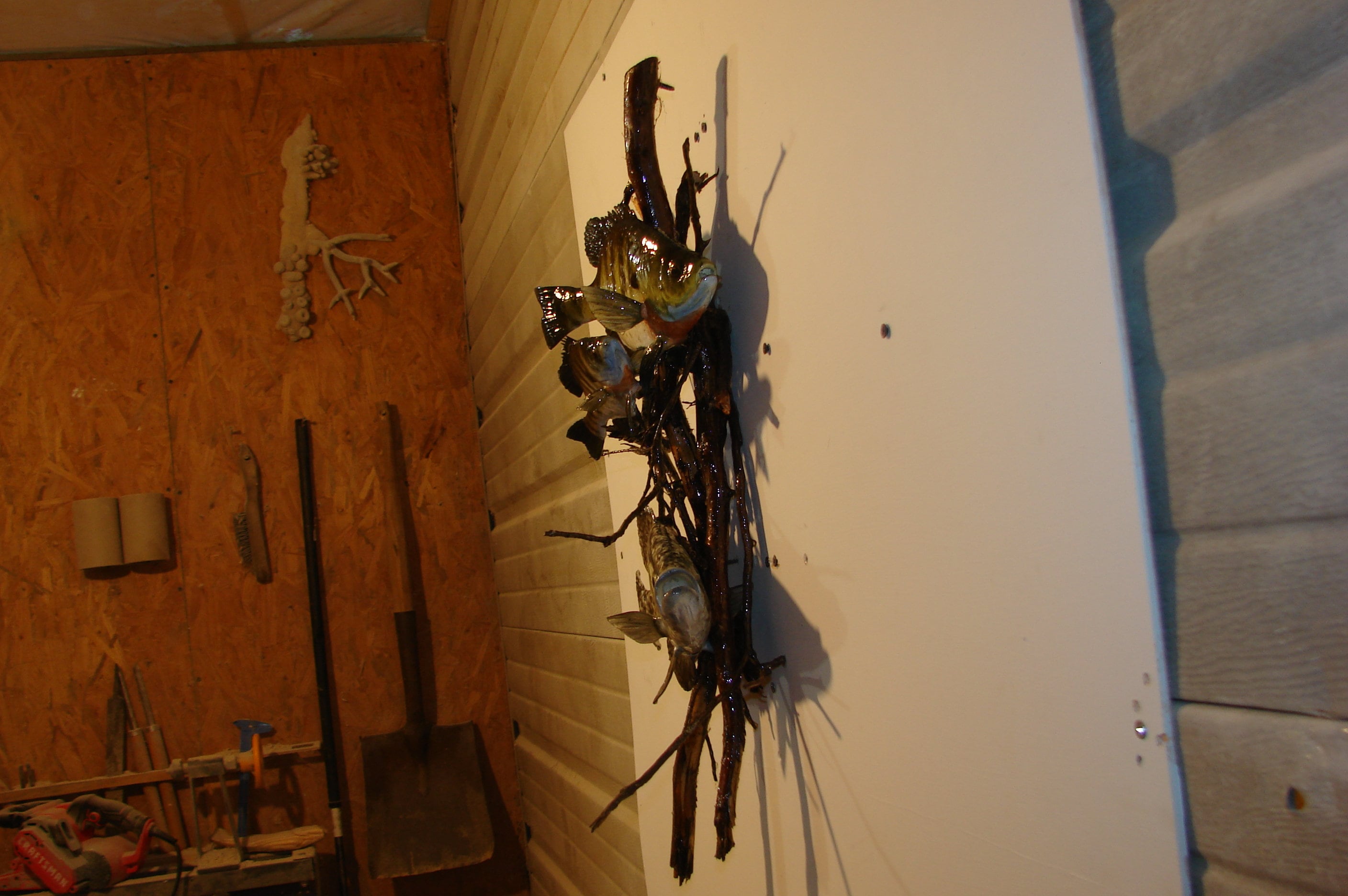 Crappie Bluegill Wall Display Bass Trout Musky River Home Decor Hand ...