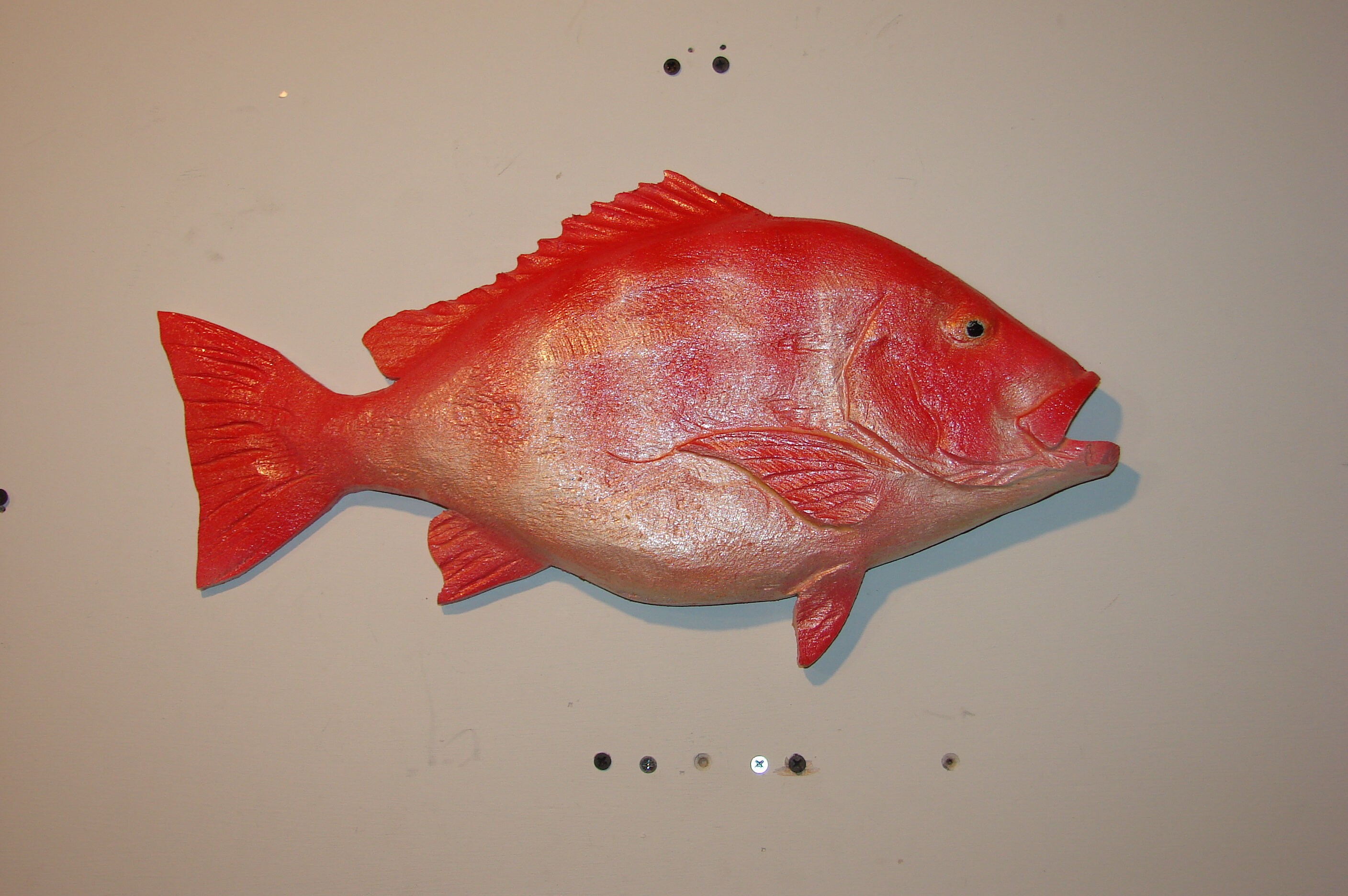 Red Snapper Hand Carved Wooden Mutton Lane Yellowtail Mangrove - Etsy