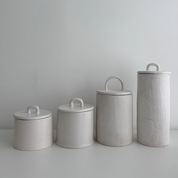 Ceramic Kitchen Canisters - Etsy
