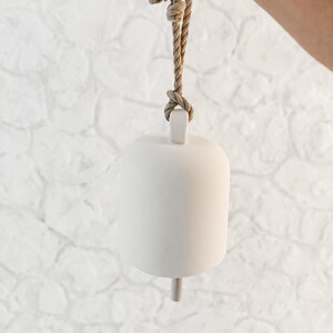 Large Ceramic Bell Wall Decor Designer Pottery Art Neutral Hanging Wall ...