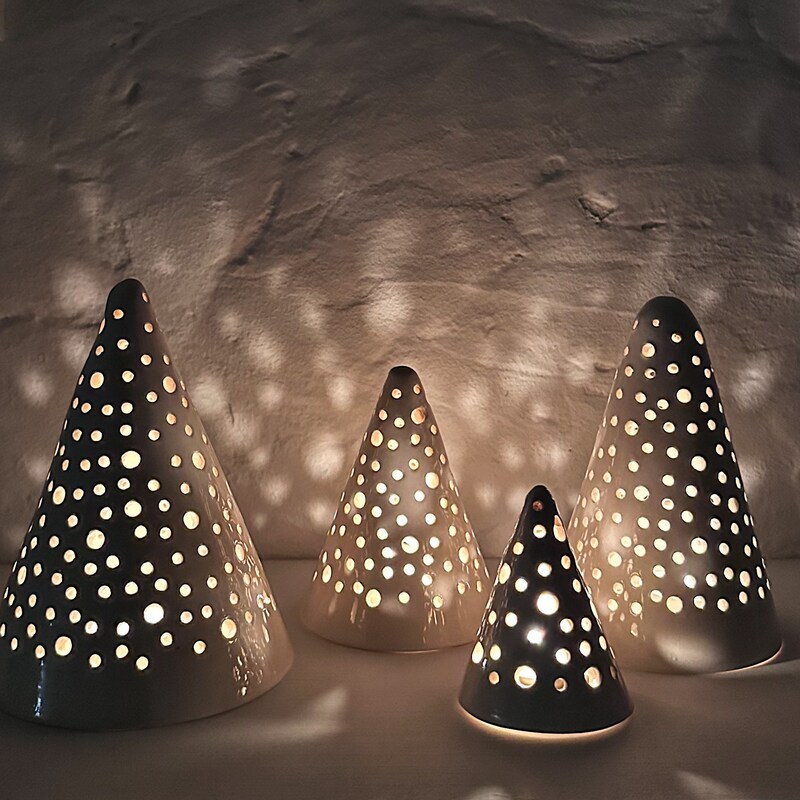 Ceramic Luminary - Etsy