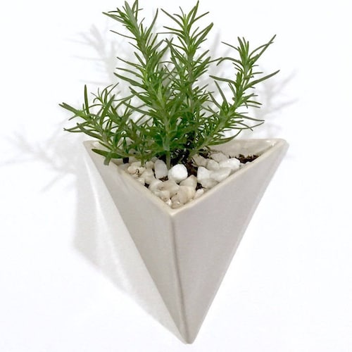 Pyramid Wall Hanging Planter Vertical Garden Modern Mid - Etsy