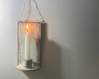 Plaster Wall Sconce - Etsy