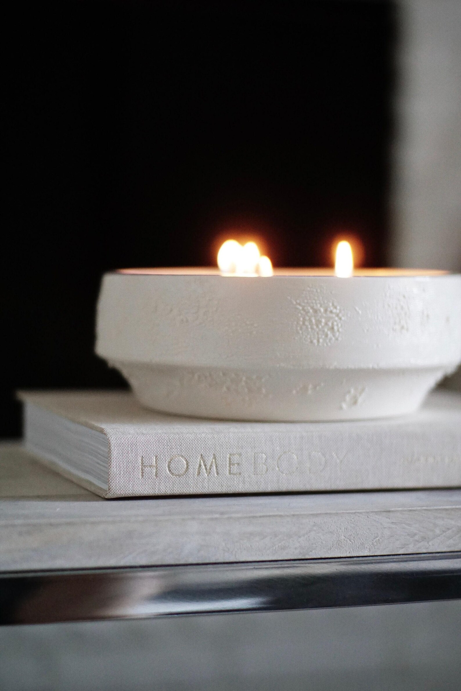 Reusable Pottery Vessel Candle, Huge Candle, Coffee Table Candle, Extra ...