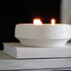 Reusable Pottery Vessel Candle, Huge Candle, Coffee Table Candle, Extra ...