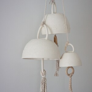 Handmade Hanging Bells Artisan Ceramic Bells Pottery Bells for ...
