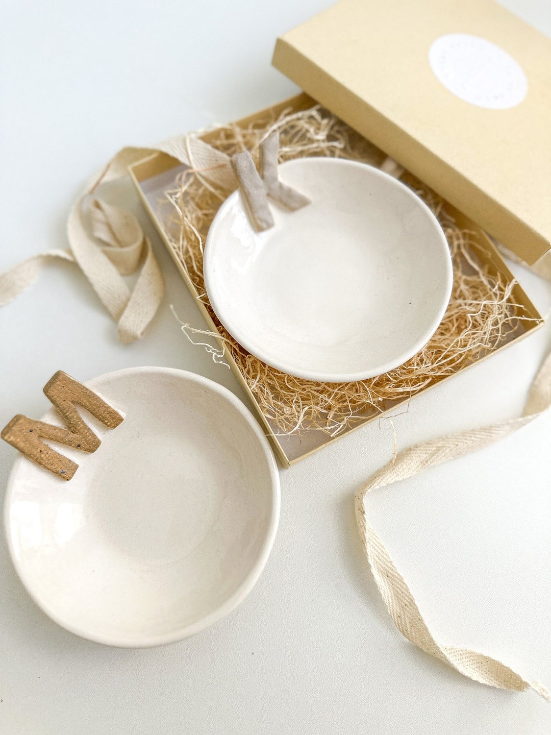 Handcrafted Ceramic Jewelry Dish Personalized Ring Dish Pottery Wedding ...