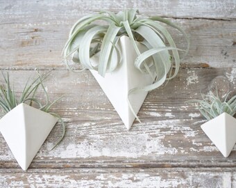 Pyramid Wall Planter Modern Mid Century Home Decor MADE TO | Etsy