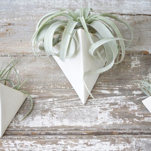 Pyramid Wall Hanging Planter Vertical Garden Modern Mid - Etsy
