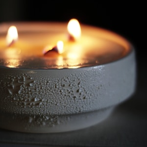 Reusable Pottery Vessel Candle, Huge Candle, Coffee Table Candle, Extra ...