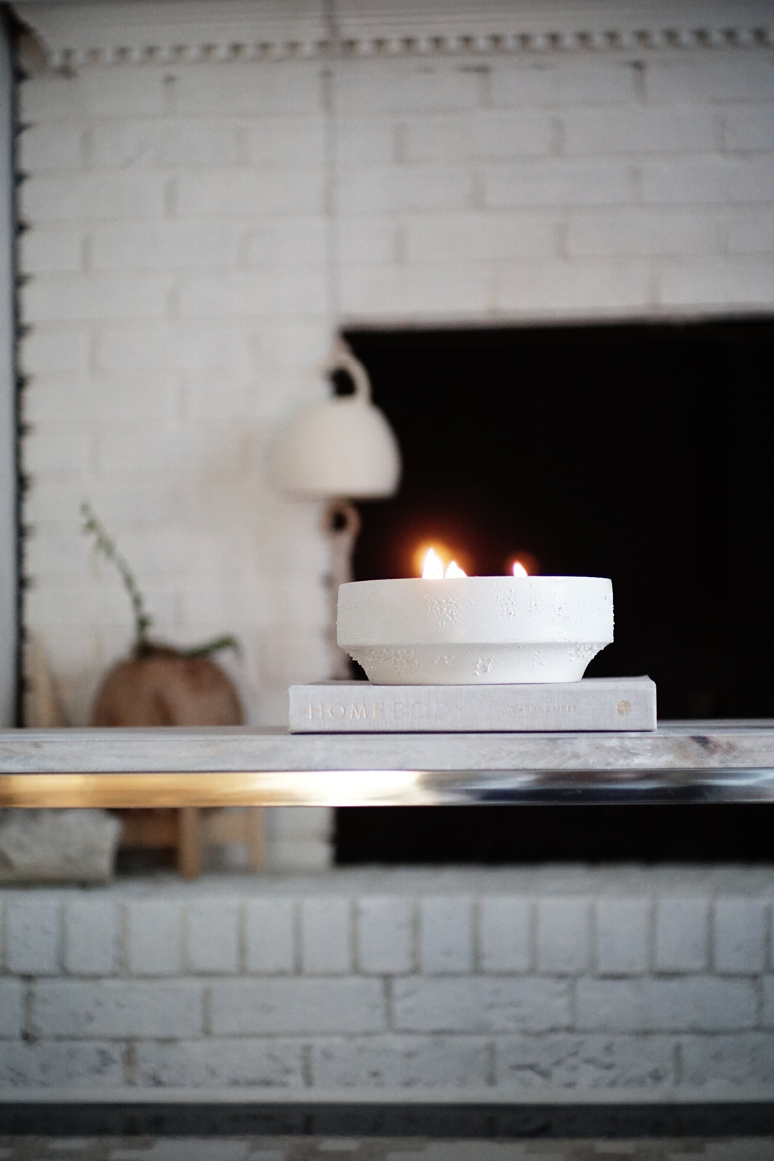 Reusable Pottery Vessel Candle, Huge Candle, Coffee Table Candle, Extra ...
