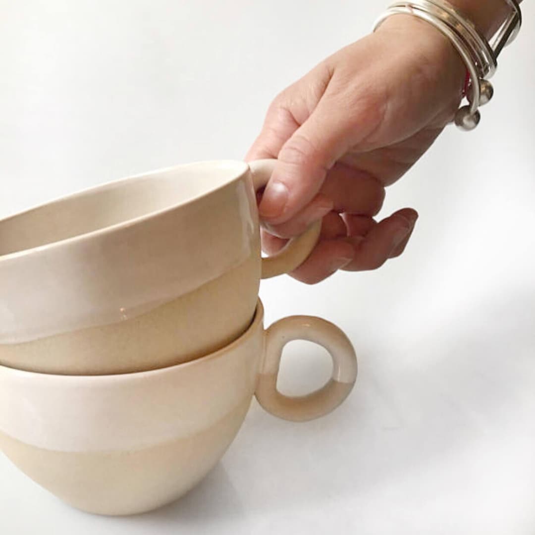 Natural Mug Modern Minimal Mug Neutral Aesthetic Mug Mug in Neutral ...