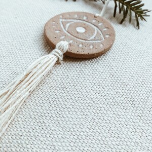 Evil Eye Boho Tassel Ornament - Etsy
