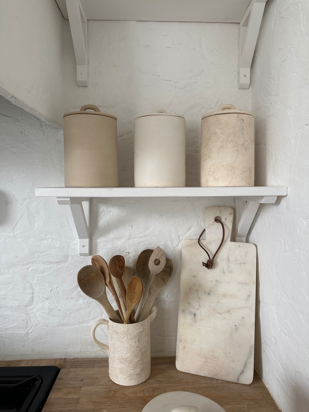 Custom Handmade Ceramic Canisters 12 Neutral Color 4 Sizes Minimal ...