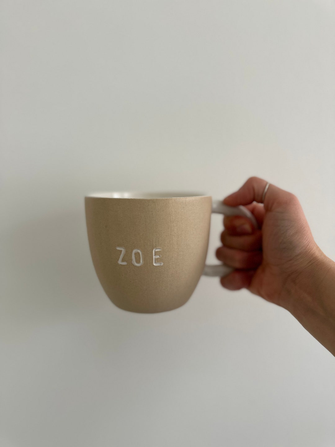 Handmade Personalized Name Mug Custom Mugs Monogram Teacups Custom Cups ...