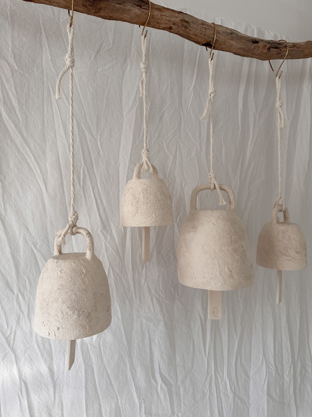 Wall Decor Bells Hanging Bell Earthy Bells Artisan Bells Interior ...