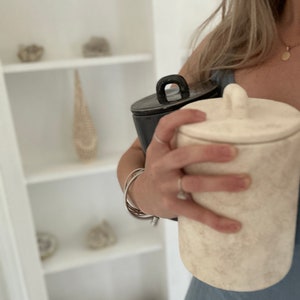 Custom Handmade Ceramic Canisters 12 Neutral Color 4 Sizes Minimal ...