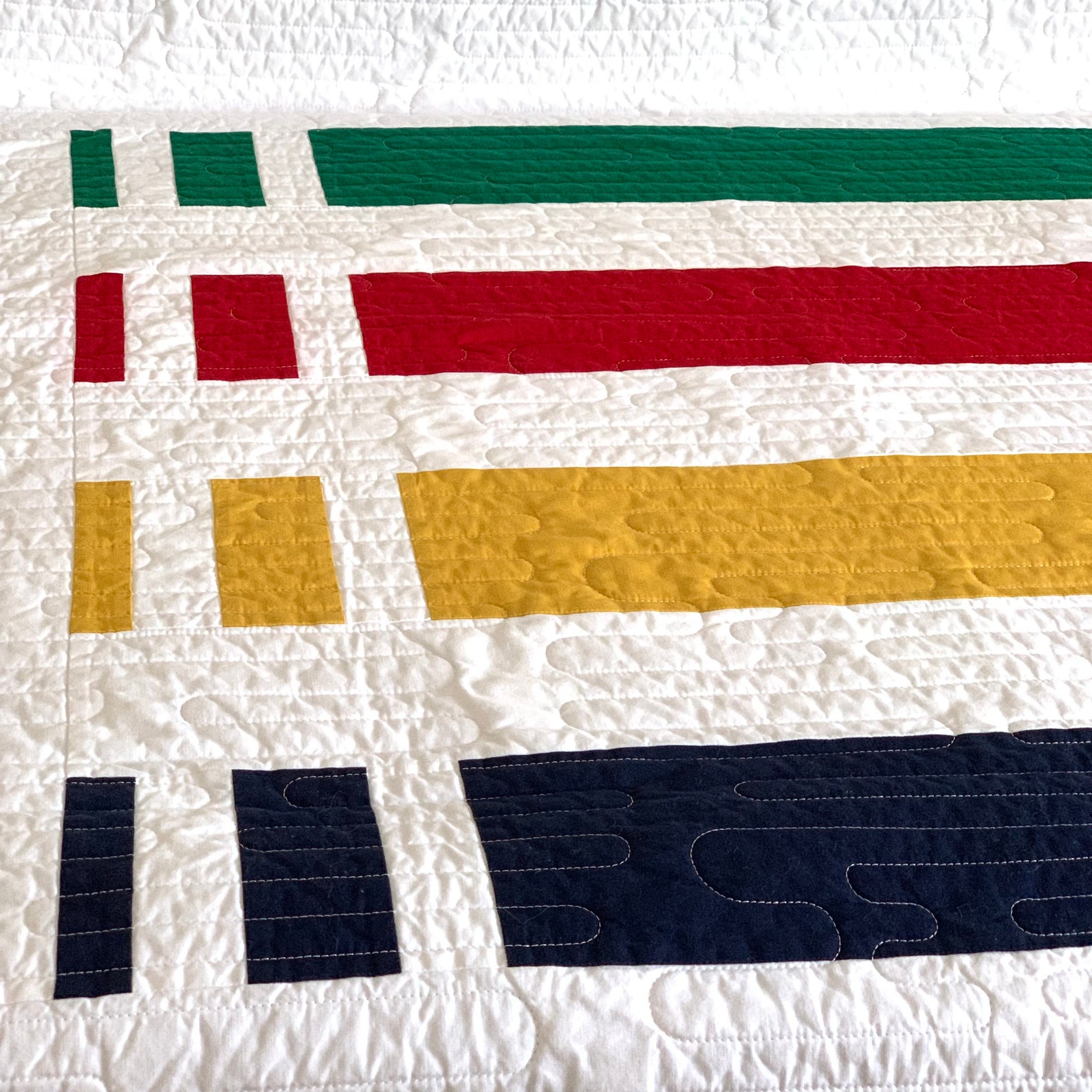 Modern Baby Quilt Mid-century Modern Quilt Lines Quilt | Etsy