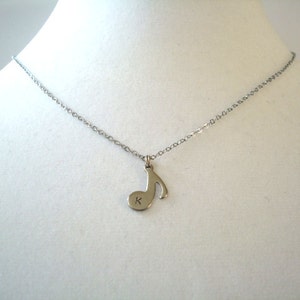 Treble Clef Necklace I Love Music Necklace Music Note - Etsy
