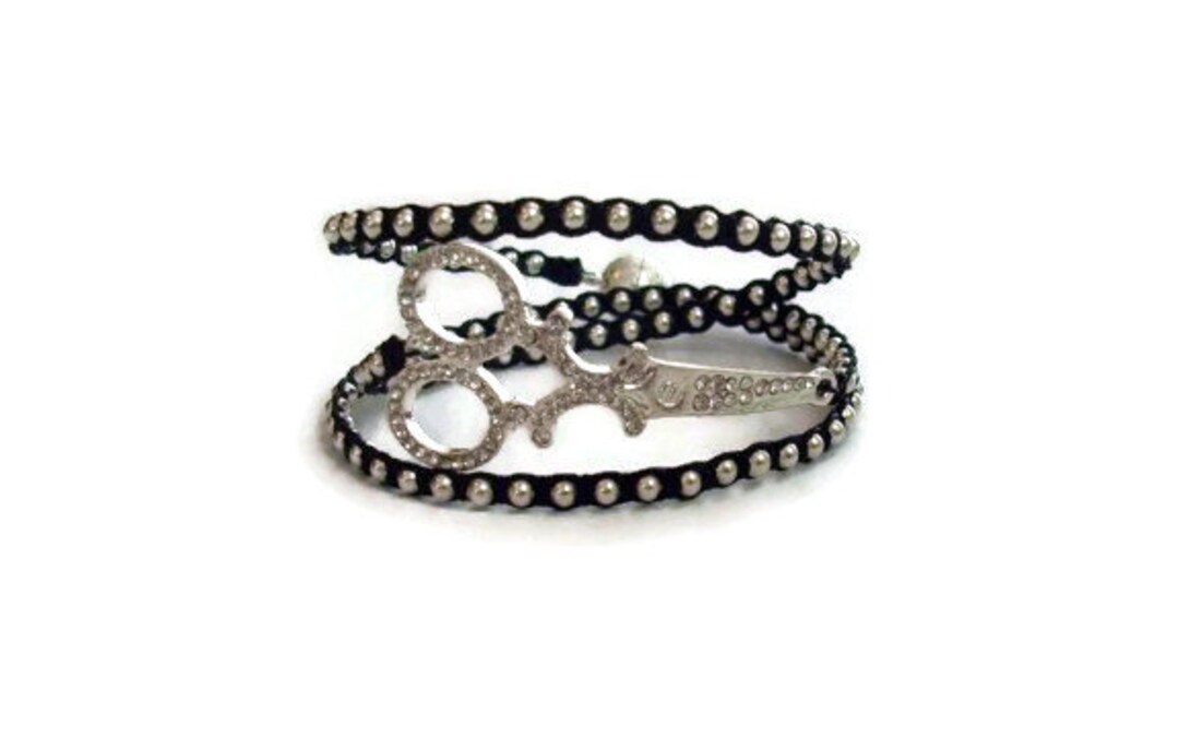 Scissor Bracelet, Shears Bracelet, Hairdresser Jewelry, Hairstylist ...