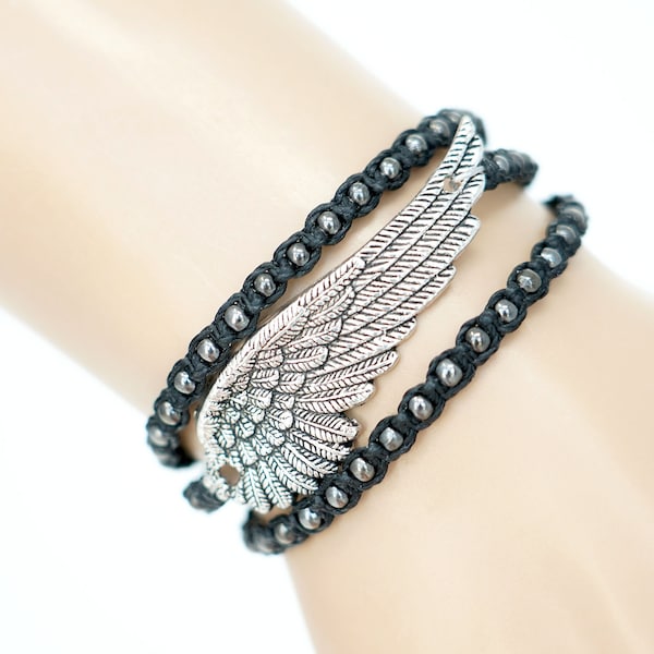 Angel Wing Bracelet - Etsy
