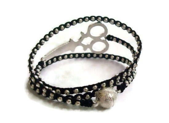 Scissor Wrap Bracelet, Shears Bracelet, Hairdresser Jewelry ...