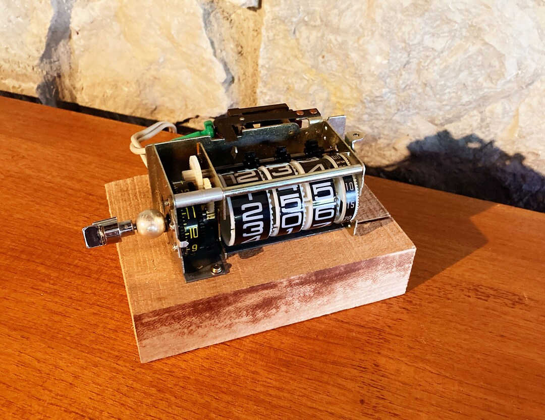Vintage Roller Cam Flip Clock - Etsy
